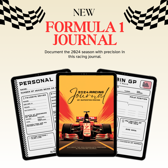 2024 F1 Racing Journal – Superfan Racing Ltd
